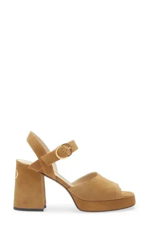 Valentino Garavani Fawcette Platform Sandal - Beige
