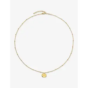 Monica Vinader Siren Muse Disc Necklace - Gold