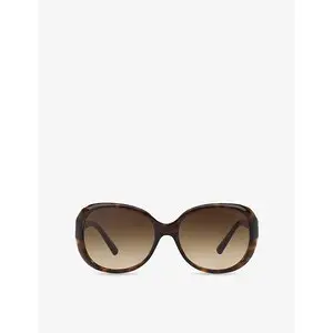 Giorgio Armani Butterfly-frame Sunglasses - Brown