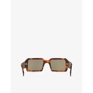 Fendi Square-frame Tortoiseshell Sunglasses