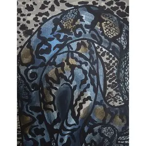 Zadig&Voltaire Billie Snake-print Viscose And Silk-blend Scarf - Medium Grey
