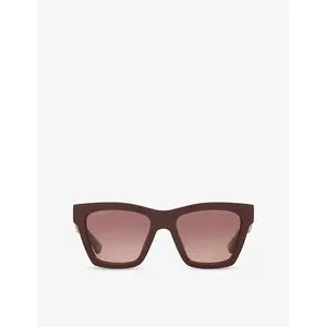 Gucci Cat-eye Frame Injected Sunglasses - Red