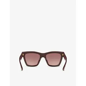 Gucci Cat-eye Frame Injected Sunglasses - Red