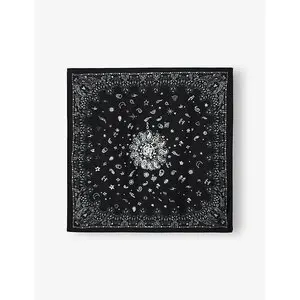 Zadig&Voltaire Debbie Bandana-print Viscose And Silk-blend Scarf - Black