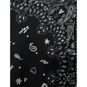 Zadig&Voltaire Debbie Bandana-print Viscose And Silk-blend Scarf - Black