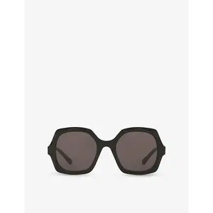 Chloé Ch0226s Rectangle-frame Sunglasses - Black