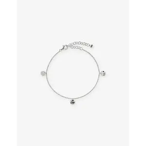 Monica Vinader Siren Muse Disc Sterling- Chain Bracelet - Silver