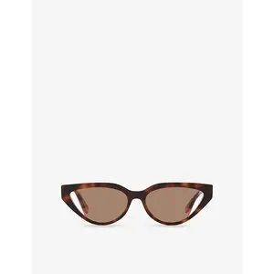 Fendi Way Cat-eye Tortoiseshell Sunglasses - Brown