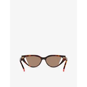 Fendi Way Cat-eye Tortoiseshell Sunglasses