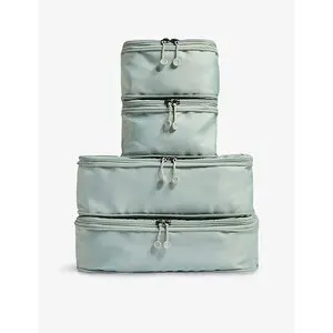 ANTLER Chelsea Woven Packing Cubes Set Of Four - Mist Blue