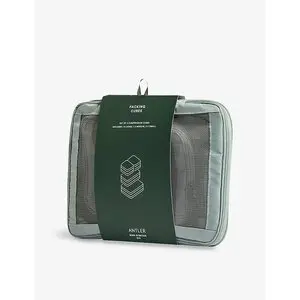 ANTLER Chelsea Woven Packing Cubes Set Of Four - Mist Blue