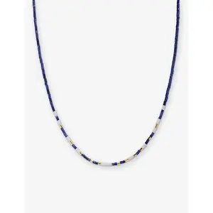 Monica Vinader Delphi Sodalite Beaded Necklace - Blue
