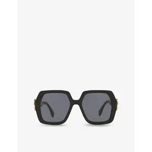 Fendi Square-frame Acetate Sunglasses - Black