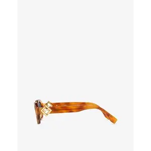 Fendi Tortoiseshell Cat-eye Sunglasses - Brown