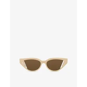 Fendi Cat-eye Acetate Sunglasses - Brown