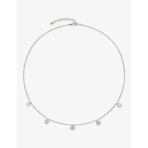 Monica Vinader Siren Muse Station Sterling Necklace - Silver