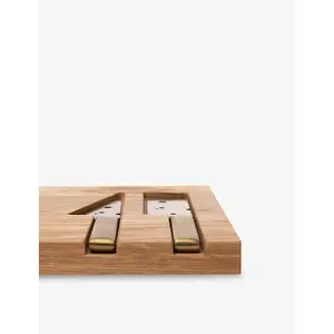 WOODSEA Branded Cheese Board With Knives 55cm X 20cm