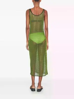 Tory Burch Mesh Midi Dress