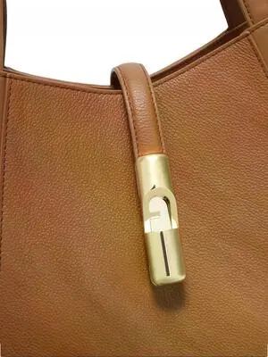 Furla Goccia Tote Bag - Brown
