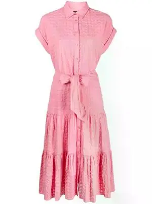 Ralph Lauren Vilma Short-sleeve Midi Dress - Pink