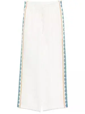 Casablanca Greco Wave Trousers - White