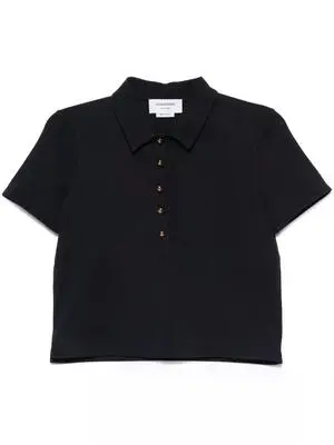 Thom Browne Cotton Short-sleeve Polo Top