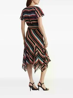 Ralph Lauren Striped V-neck Dress
