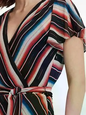 Ralph Lauren Striped V-neck Dress