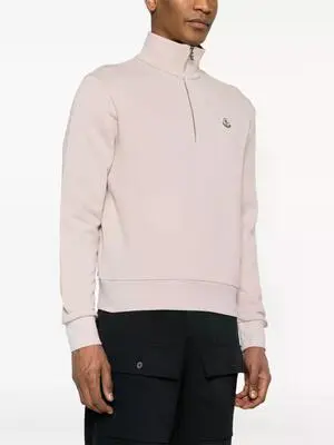 Moncler Logo-patch Cotton Sweatshirt
