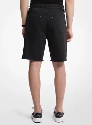 Michael Kors Frayed Denim Shorts