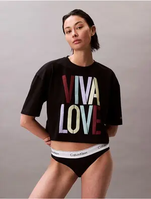 Calvin Klein Cropped T-shirts For Women