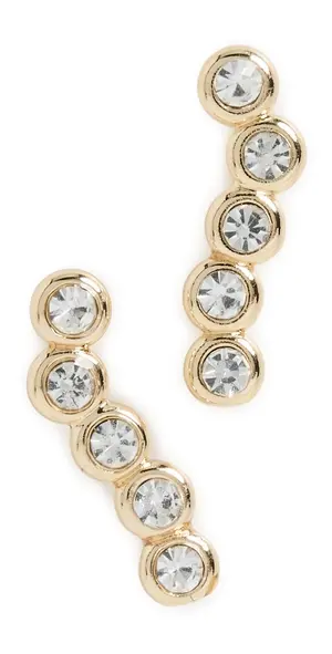 Baublebar Crystal Ear Crawler Earrings - Clear