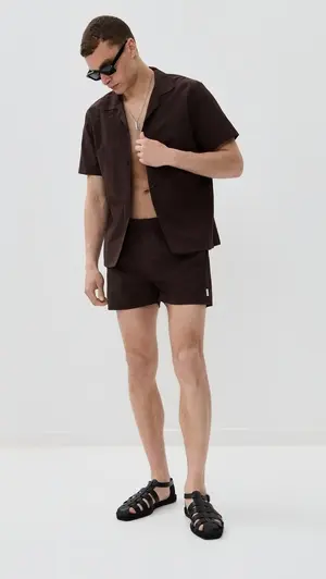 AUTO-REPLY Sebastian Swim Trunks - Driftwood