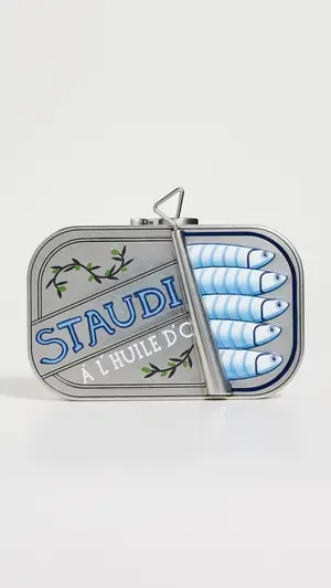 Staud Ines Tin Clutch