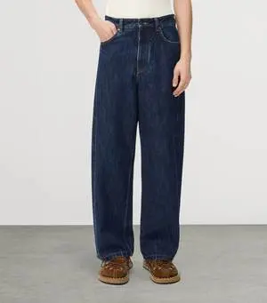 Loewe Curved Leg Cotton Jeans