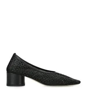Dear Frances Mesh Embellished Balla Pumps 55