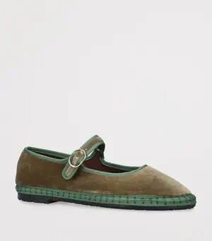 FLABELUS Eyre Mary Janes - Green