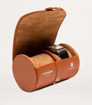 ETTINGER Capra Leather Watch Case For Three Timepieces