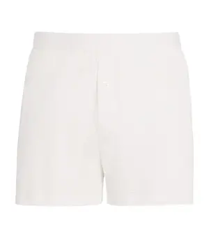 Sunspel Cotton Mesh Cellular Boxer Shorts