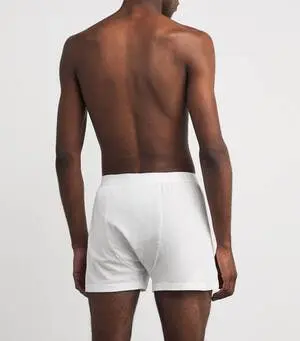 Sunspel Cotton Mesh Cellular Boxer Shorts