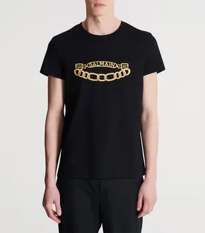 Balmain Chain Print T-shirt