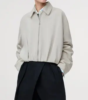 Loewe Draped Suede Jacket