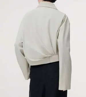 Loewe Draped Suede Jacket