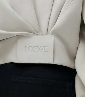 Loewe Draped Suede Jacket