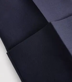 Valentino Garavani Wool-silk Flared Trousers