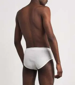 Sunspel Cotton Mesh Cellular Briefs