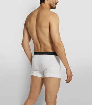 TOM FORD Cotton-stretch Logo Trunks
