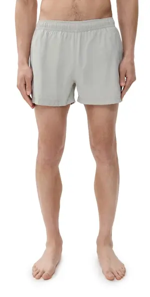 AUTO-REPLY Solid Swim Trunks - Fog