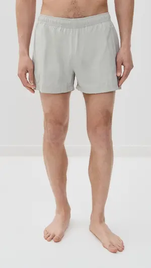 AUTO-REPLY Solid Swim Trunks - Fog