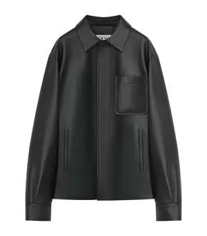 Loewe Leather Anagram Overshirt